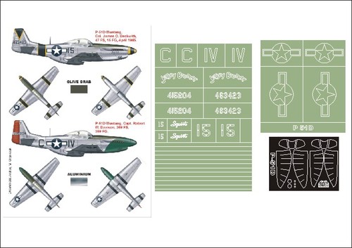 Montex K32128 P-51D Mustang DRAGON