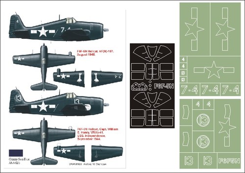 Montex K32124 F6F5N Hellcat Trumpeter