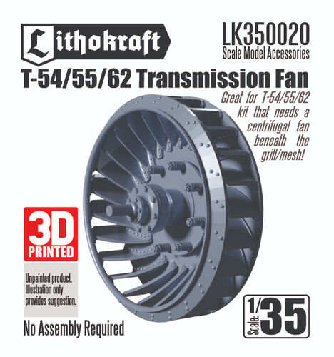 Lithokraft Range 350020 T-54/55/62 Transmission Fan