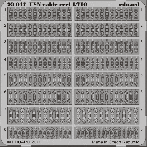 Eduard 99047 USN cable reel 1/700