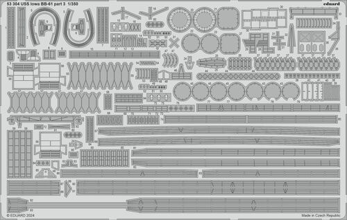 Eduard 53304 USS Iowa BB-61 Part 3 HOBBY BOSS