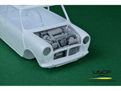 Ukrainian Scale Cars Production (USCP) 24T059 Mini MPI Engine Bay Super Detail Set (TransKIT)