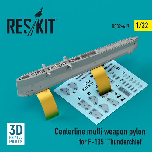RES/KIT 32-0417 Centerline Multi Weapon Pylon For F-105 "Thunderchief"
