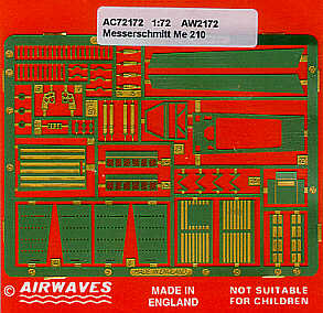 Airwaves C72172 Messerschmitt Me-210 A-1 (designed to be used with Bilek and Italeri kits)