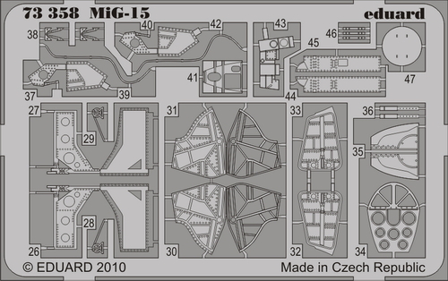 DISCONTINUED Eduard 73358 MiG-15 Airfix