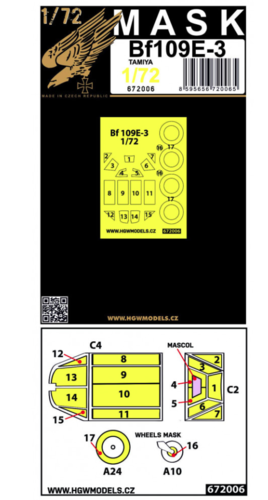 HGW Models 672006 Bf 109E-3