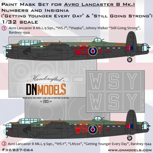 DN Models 32-827-064 Lancaster B Mk.I Johnny Walker and Getting Younger Every Day