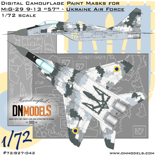 DN Models 72-827-042 Digital MiG-29 9-13 Ukraine Air Force