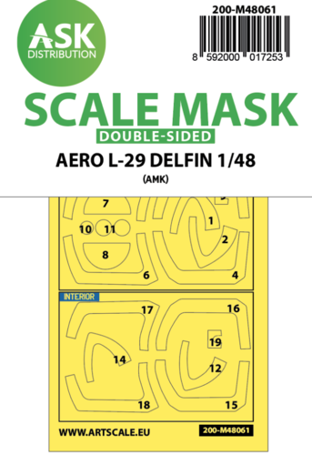 Art Scale Kit M48061 AERO L-29 DELFIN double-sided express