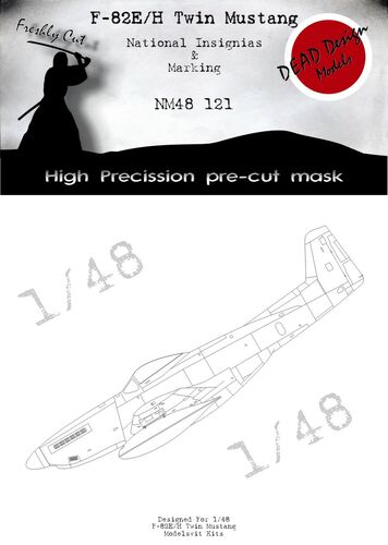 DEAD Design Models NM48121 F-82E/H Twin Mustang Nat. Insignias