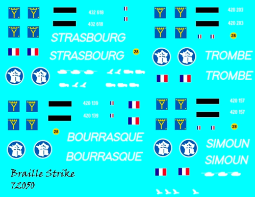 Braille Strike 72050 M10 GMC French Regiment Blinde de Fusiliers Marins