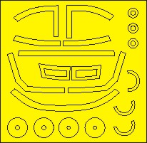 New Ware AM0988 Jet Provost T.51/52 kabuki masks for Fly