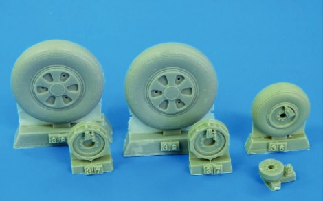 Plus Model AL3010 MiG-21 wheels early