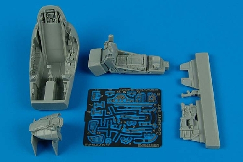 Aires 4375 J35FS Draken cockpit set Hasegawa