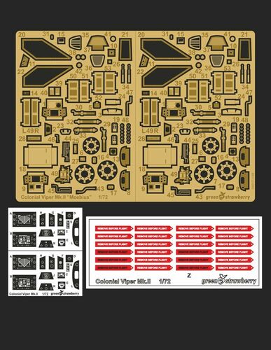 Green Strawberry 04818 Colonial Viper Mk.II