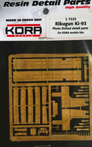 Kora Models L7225 Rikugun Ki-93 detail set