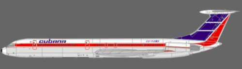 Bra.Z Models BZD403 LU/AGI IL-62M Cubana o/c colors printed by Cartograf for Zvezda kit