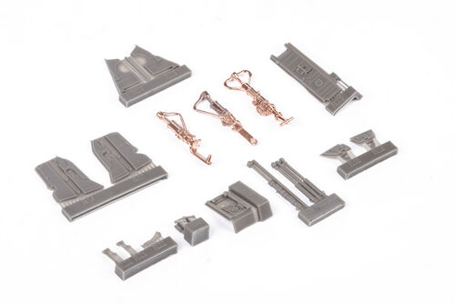 Eduard 648700 F-4B undercarriage legs BRONZE TAMIYA