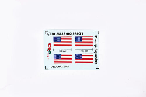 Eduard 3DL53002 US ensign flag modern SPACE