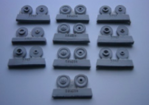 MR Modellbau 35165 Steel road wheels for Panzer IV (DRAGON)
