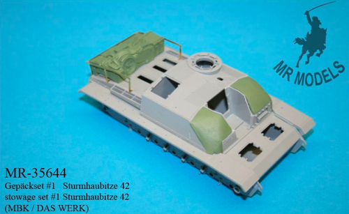MR Modellbau 35644 Stowage set 1 Sturmhaubitze 42 2in1 kit