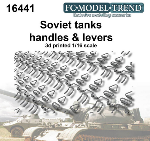 FC ModelTrend 16441 Soviet tanks handles and levers