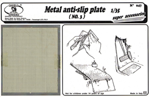 Royal Model di R. Reale 047 Metal anti-slip plate n.3