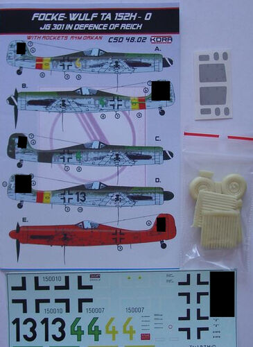 Kora Models CSD4802 Focke-Wulf Ta-152H-0 with R4M Orkan