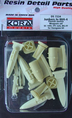 Kora Models DS7224 Junkers Ju 88A-4 Weapons set