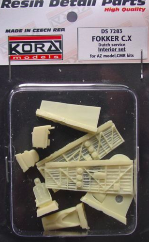 Kora Models DS7283 Fokker C.X Dutch - Interior set