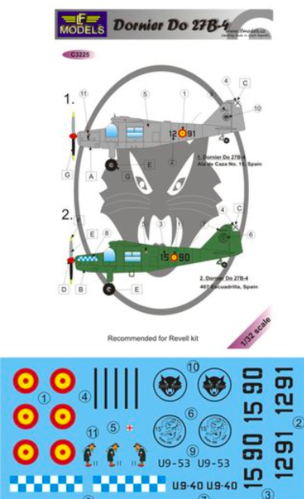 LF Models C3225 Dornier Do 27B-4 Spain
