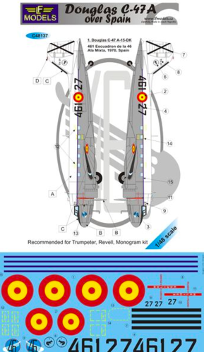 LF Models C48137 Douglas C-47A