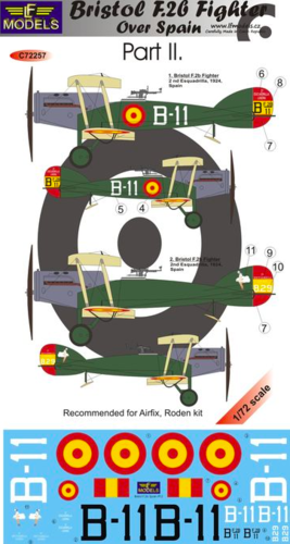 LF Models C72257 Bristol F.2b Fighter over Spain Part II.