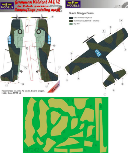 LF Models M7242 Grumman Wildcat Mk.VI FAA