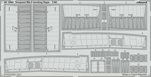 Eduard 481064 Tempest Mk.II landing flaps EDUARD/SPECIAL HOBBY