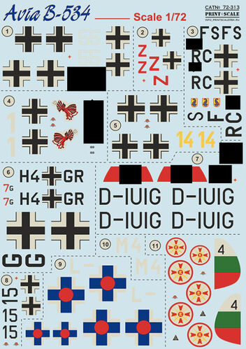 Print Scale 72-313 Avia B-534
