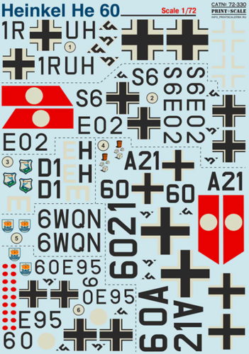 Print Scale 72-330 Heinkel He 60 Part 1