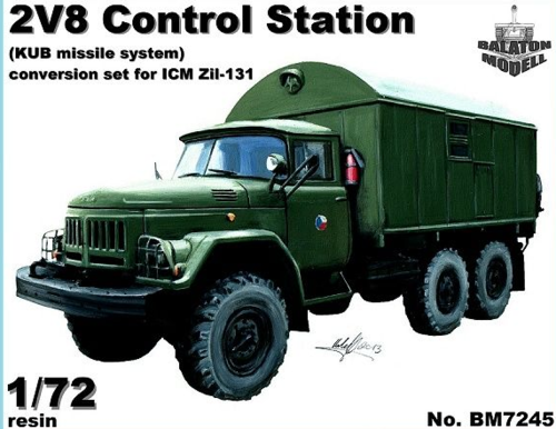 Balaton Modell BM7245 KUNG-1 shelter for Zil-131 kit