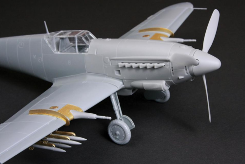 Buchon Scale Models 32006 Hispano HA-1112 Spanish Air Force wing cannon & rocket set (Tripala/Buchon)