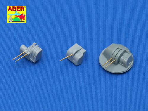 Aber 1-350L-002 Set of 12 pcs 127 mm type 89 A/A long barrels for Japan ships