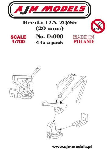 AJM Models D-008 Breda DA 20/65 (20 mm)
