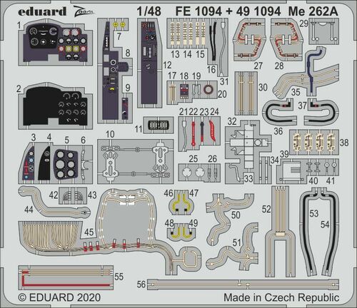 Eduard 491094 Me 262A Hobby Boss
