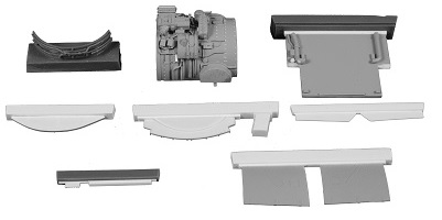 CMK K4396 Harrier GR. 7 Engine HASEGAWA