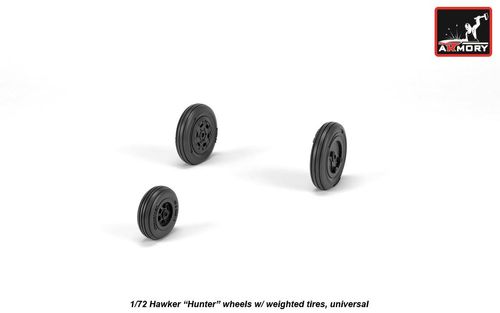 Armory Models Group AW72408 Hawker "Hunter" weighted wheels
