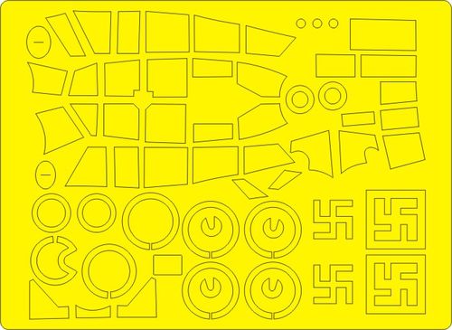 New Ware AM0412 Do 17Z-10 BASIC kabuki masks for ICM