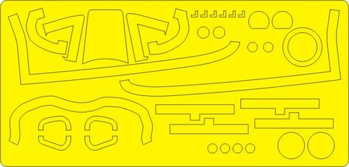 New Ware AM0198 North American P-51D, K, Mk.IVA BASIC kabuki masks for Airfix, Heller