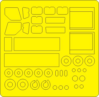 New Ware TM0004 Russian A-222 130 mm coastal defense gun "Bereg" EXPERT kabuki masks for Modelcollect