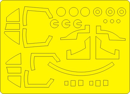 New Ware AM0485 Harrier FRS1, FA2 EXPERT kabuki masks for Airfix