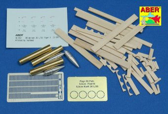 Aber 16012 8,8 cm Tiger I A/T Ammo with box