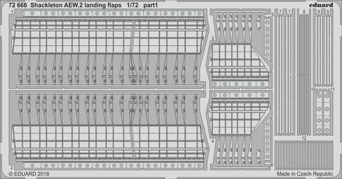 Eduard 72666 Shackleton AEW.2 landing flaps AIRFIX